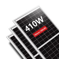 China Amosolar 410W Half Cell Monocrystalline Solar Panel with IP68 Rated Junction Box for sale