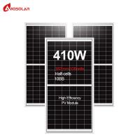 China Amosolar 410W Half Cell Monocrystalline Solar Panel with IP68 Rated Junction Box for sale