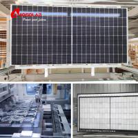 China Solar Power System 570W 580W 590W N type Solar Panels 144 Cell 182mm Half Cut Amosolar for sale