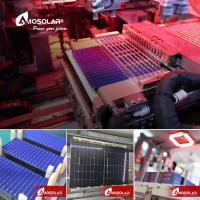 China Solar Power System 570W 580W 590W N type Solar Panels 144 Cell 182mm Half Cut Amosolar for sale