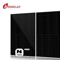 China Half Cell Mono 550w 575W 580W 590W N Type Solar Panels for Roof and IP68 Junction Box for sale