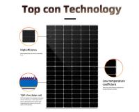 China Half Cell Mono 550w 575W 580W 590W N Type Solar Panels for Roof and IP68 Junction Box for sale