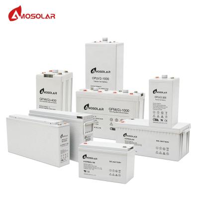 China 12V/24V/36V/48V AGM Solar Battery for Home Solar System Rechargeable and Long-lasting for sale