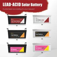 China OEM/ODM Accepted Best 12V 48v 50Ah 100Ah 150Ah 200Ah 250 Ah Gel Battery For Solar System for sale