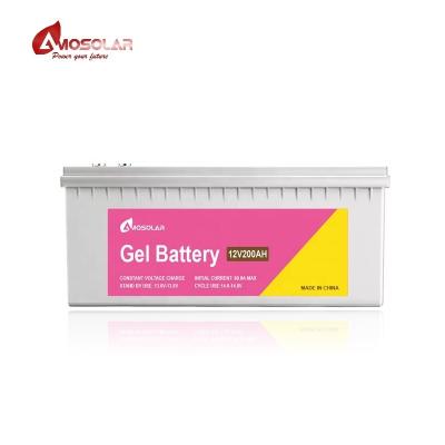 China 12V 48v 50Ah 100Ah 150Ah 200Ah 250 Ah Gel Battery For Solar Storage System for sale
