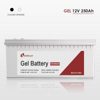 China Amosolar Gel Battery 12V 24V 50Ah 100Ah 150Ah 200Ah 250Ah for Solar Storage System for sale