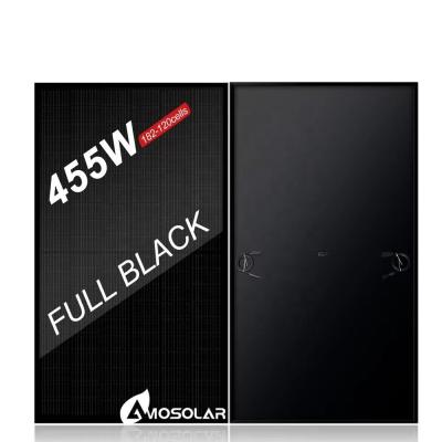 China Amosolar 440W 450W 460W 1000W Monocrystalline Solar Panel with IP68 Rated Junction Box for sale