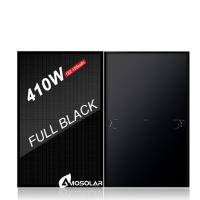China 400w 405w 410w PV Modules Half Cut All Black Monocrystalline Solar Panel Europe Stock for sale