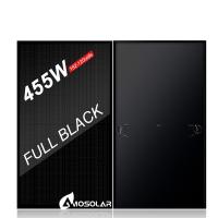 China Amosolar 410w 420w 430w 550W All Black N Type Solar Panel with Panel Efficiency 21% for sale
