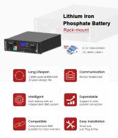 China LiFePO4 Battery 48v 51.2v 50ah 100ah 200ah Multiple Protection Safe Long Life for Electric Energy for sale
