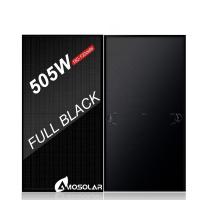 China EU Stock 400w 430w 450w 500w 550w All Black Solar Panels with 21.3% Panel Efficiency for sale