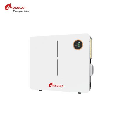 China All-in-one Solution Amosolar 48v 51.2v 100ah 200ah Lithium Battery for Home Appliances for sale