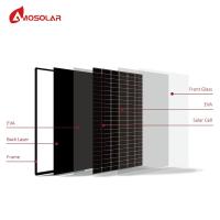 China Amosolar 410w 415w 420w 425w 430w All Black Solar Panel 21% Efficiency and N Type for sale