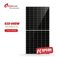 China Monocrystalline N Type TOPCON Solar Panels 610W 620W 630W 640W for Solar Power System for sale