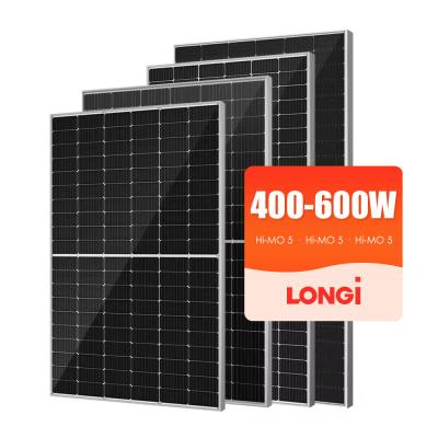 China LONGi Hi-Mo 7 Solar Power Modules Bifacial 565w 570w 575w 585w 590 watts for Projects for sale