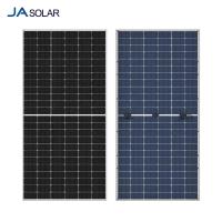 China JA Solar Panels 550W Bifacial with MC4 Compatible Connector and 2112*1052*35 Dimensions for sale