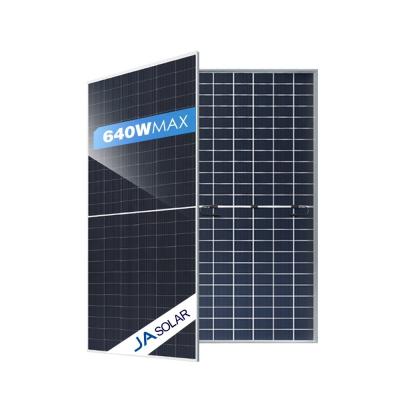 China CE TUV IEC Certified Full Black Bifacial 620W N-Type Monocrystalline JA Solar Panel for sale
