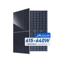 China CE TUV IEC Certified Full Black Bifacial 620W N-Type Monocrystalline JA Solar Panel for sale