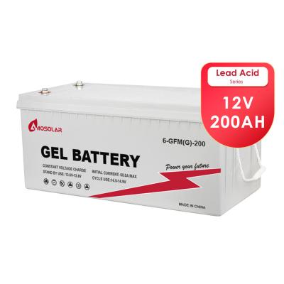 China 12v 100ah 150ah 200ah 250ah Deep Cycle Solar Gel Battery Dependable Energy Storage for sale