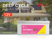 China 12v 100ah 150ah 200ah 250ah Deep Cycle Solar Gel Battery Dependable Energy Storage for sale
