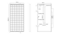 China 20.5 kg 49.6 lb 24v 36v 330w 340w 350w 400w Solar Panel for Home Electricity System for sale