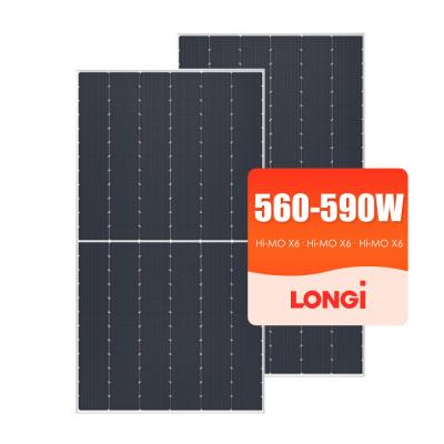 China Half Cell 580W 585W 570w 575w 590w Longi A Grade hi mo 7 Solar Panel Quick Shipment for sale