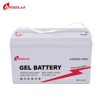 China Amosolar 12V 100Ah 200Ah 300Ah 400Ah Gel House Battery for Off-grid Container Home for sale