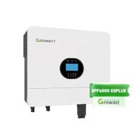 China Growatt SPF 6000 ES Plus Single Phase 48v 6KW Off Grid Solar Inverter Battery Voltage 6KW for sale