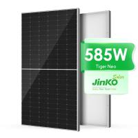 China Jinko Tiger Neo N-type Solar Panel With Double Glass and Bifacial Technology 430W-630W for sale