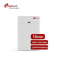 China High Voltage Batteries Amosolar Home Solar Power Hybrid Systems 400V Lithium Ion Battery for sale