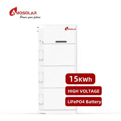 China Amosolar High Voltage Rechargeable Battery Home Energy Storage System 10-25Wh LiFePO4 for sale