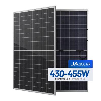 China 430W 440W 450W 455W Bifacial Cell Solar Panel for Residential Solar Power System for sale