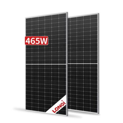 China LONGi Solar Panel 565W 570W 575W 580W 585W 22% Panel Efficiency 3.2mm Tempered Low Iron Glass for sale