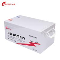 China Amosolar 12V 100Amp 250Ah Deep Cycle Power Rechargeable Batteries for Solar Gel Battery for sale