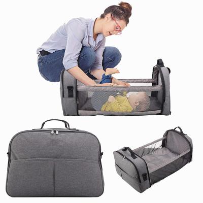 China BSCI Factory Custom Lightweight Travel Baby Bags with Bassinet & Changing Pad Baby Diaper Bag Bed for sale