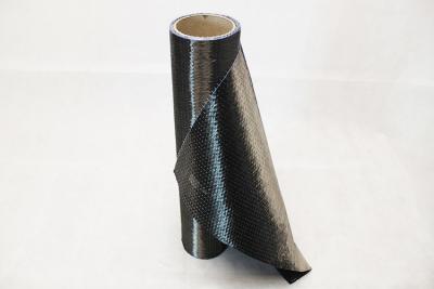 China Civil Structure Black 300gsm 600gsm CFRP Carbon Fiber and 1.6% Elongation Material for sale