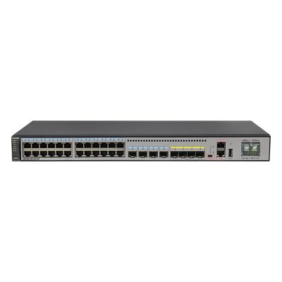 China Huawei Switch S5720-32X-EI-DC with 4 Gig SFP and 4 10 Gig SFP+ Ports for N + 1 Backup Mode for sale