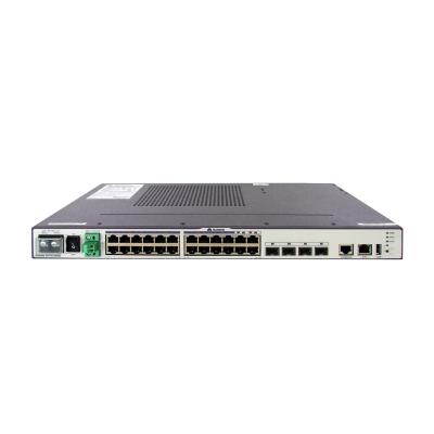 China Huawei Switch S5700-24TP-SI-DC with 24 Ethernet 10/100/1000 ports 36 Mpps forwarding performance and built-in fans for cooling for sale