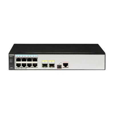 China Huawei Switch S5700-10P-LI-AC with Fan-Free Natural Heat Dissipation Rack and Desk Mounting Network Switch for sale