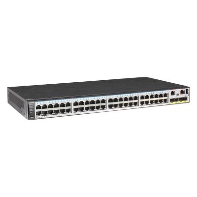 China Huawei Switch S5720-52X-EI-AC with 48 Ethernet 10/100/1000 ports, 4 10 Gig SFP+ ports, and compact 44.4 mm x 442.0 mm x 424.7 mm dimensions for sale