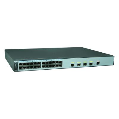 China Huawei Switch S5720S-28P-PWR-LI-AC with 24 Ethernet 10/100/1000 ports 4 Gig SFP and compact 43.6 mm x 442.0 mm x 314.8 mm dimensions for sale