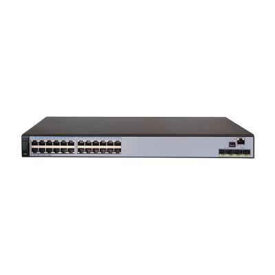 China Huawei Switch S5700-28P-PWR-LI-AC with 24 PoE+ 10/100/1000BASE-T Ports 4 GE SFP Ports and 256 Gbit/s Switching Capacity for sale