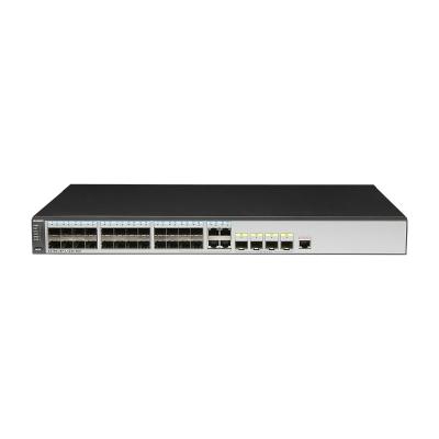 China Huawei Switch S5700-28P-LI-24S-BAT with 28 Gig SFP ports 1 battery slot and 42 Mpps forwarding performance for sale