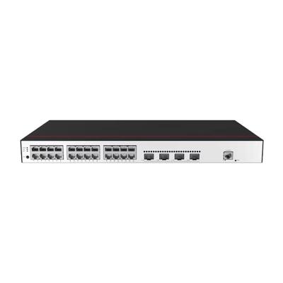 China Huawei Switch S5735-L24T4S-A-V2 with 24*10/100/1000BASE-T Ports 4*GE SFP Ports and AC Power for sale