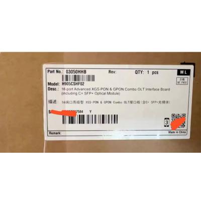 China Huawei SmartAX MA5800 OLT Device Interface Board H901CSHF 16 Port XGS PON And GPON Combo for sale
