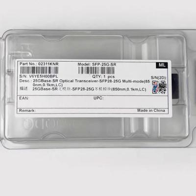 China Dual Rate 850nm Huawei SFP Transceiver Module 02311KNR SFP-25G-SR 25GBASE-SR SFP28 100m DOM Duplex UPC for sale