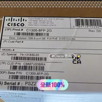 China Cisco C1300-8FP-2G Network Switch with 8 Ports GE Full PoE 120W Power Budget and 2 x 1G Combo Ports for sale