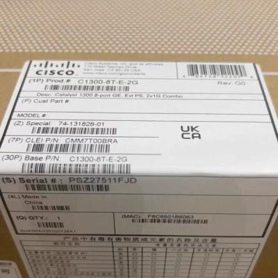 China Cisco C1300-8T-E-2G 8-Port Gigabit Ethernet Managed Switch with 2x Gigabit Combo Ports for sale