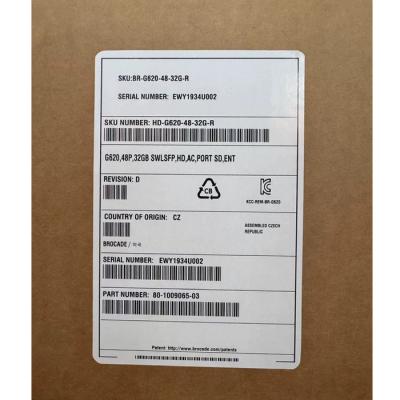 China BR-G620-48-32G-R Brocade G620 Switch with 48 x 32Gb SFP+ Ports FOS9.1  FOS9.2 48 port Preco for sale