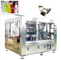 China 3900mm*3800mm*3100mm 18000 BPH Small Scale Bottling Machine for sale